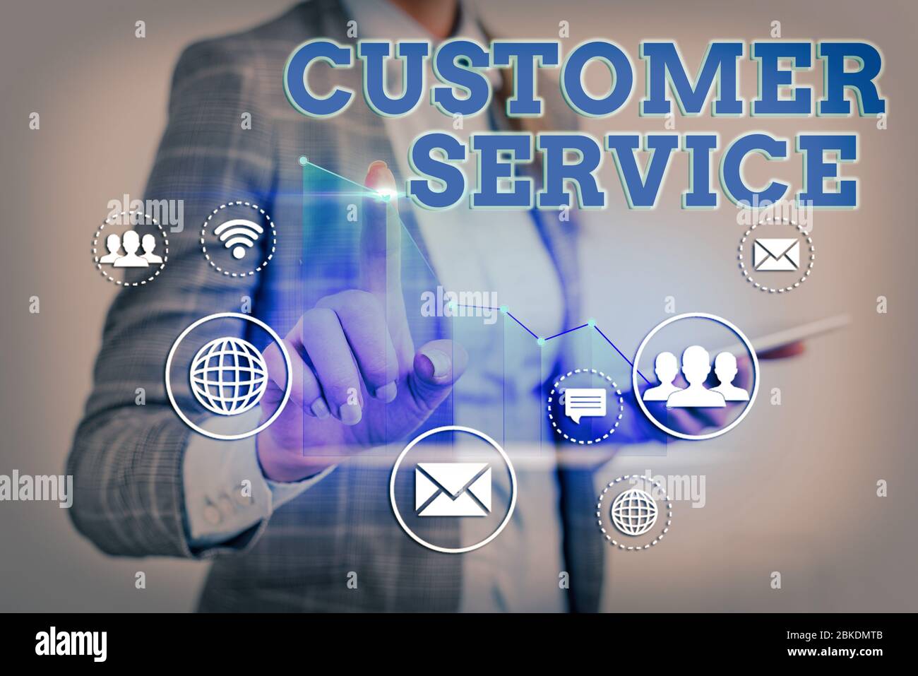 Handwriting Text Writing Customer Service Conceptual Photo Process Of Ensuring Client