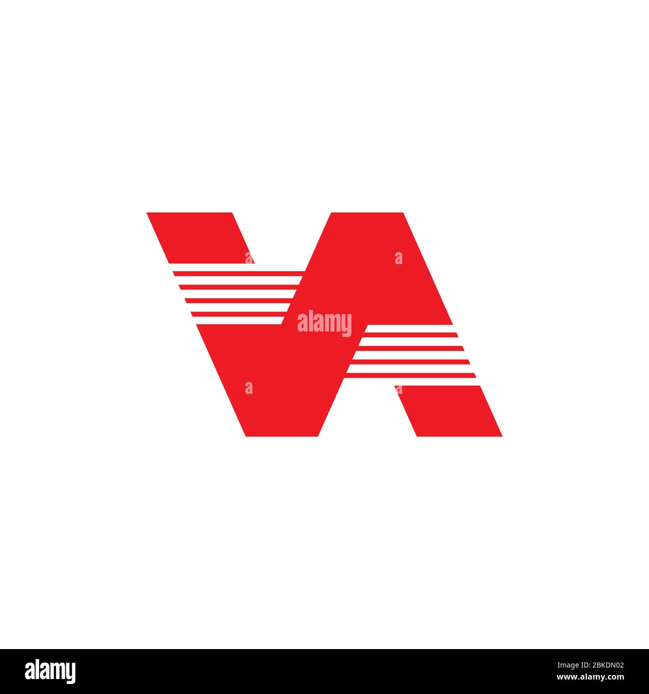 letter va simple geometric logo vector Stock Vector Image & Art - Alamy