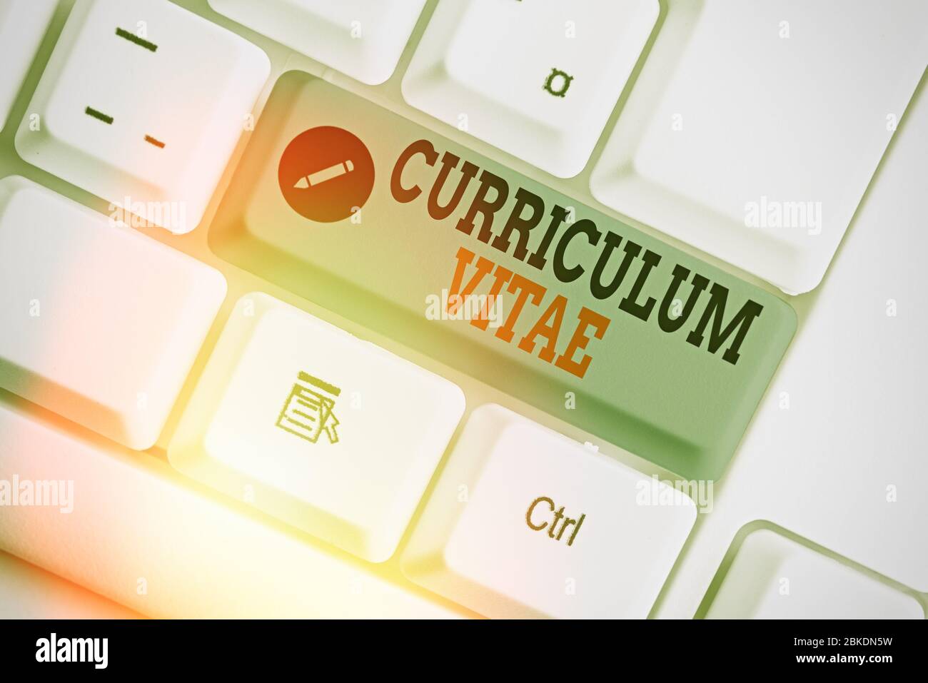 Handwriting text Curriculum Vitae. Conceptual photo overview of an ...