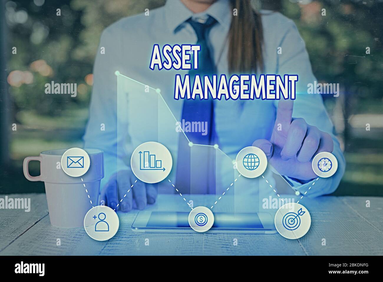 Handwriting text Asset Management. Conceptual photo systematic process ...