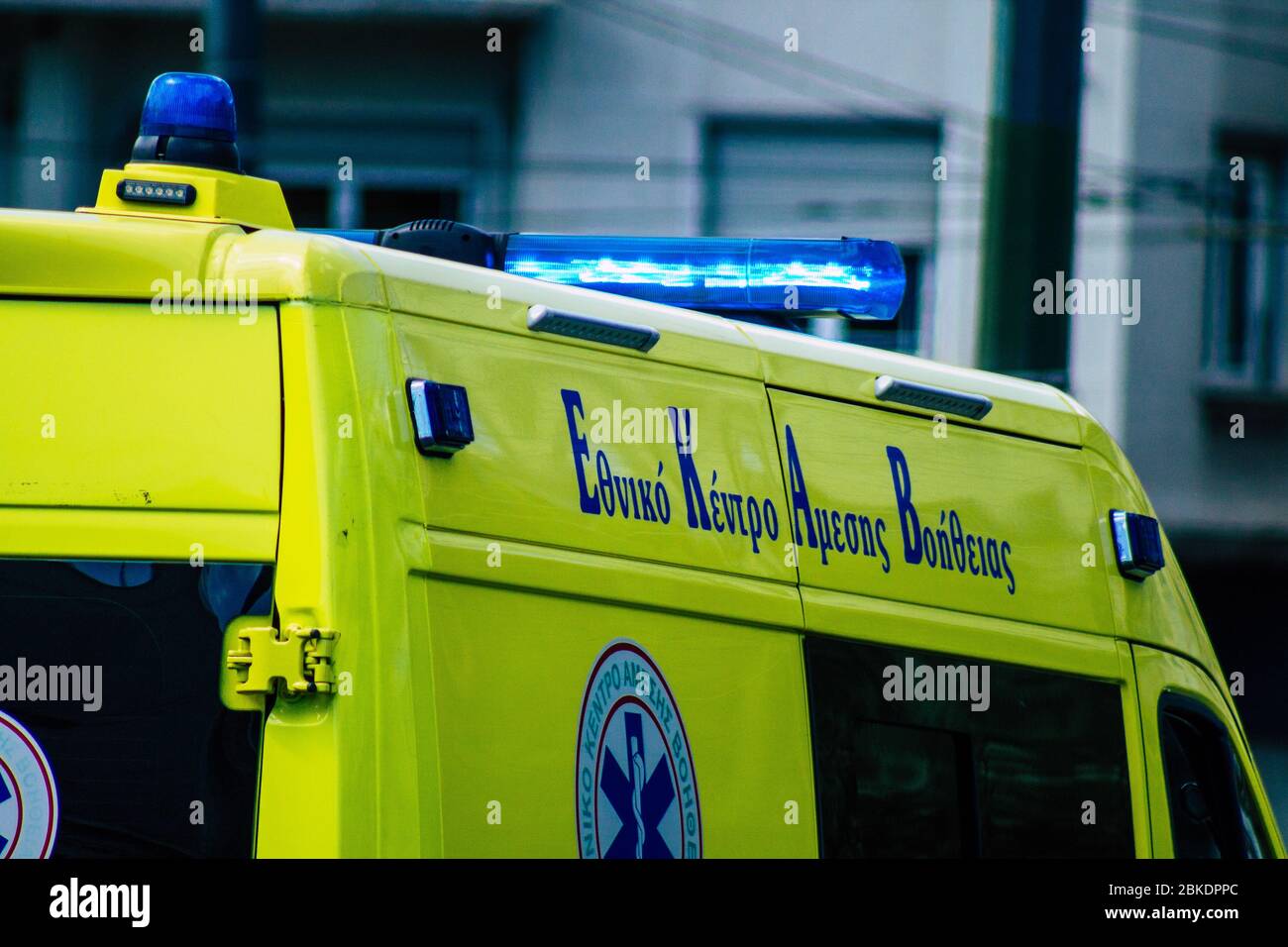 Greek Hospital Ambulance High Resolution Stock Photography and Images ...