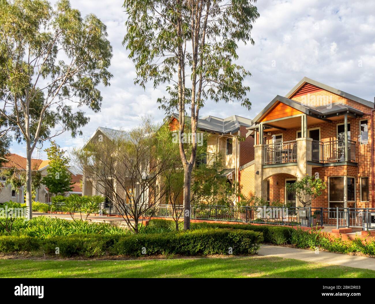 New residential housing estate development beside Coal Dam Park ...