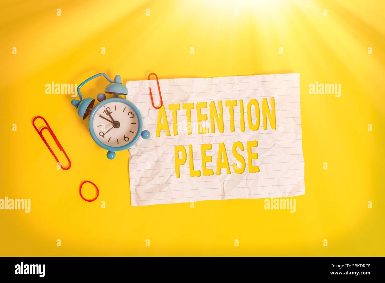 Writing note showing Attention Please. Business concept for Asking ...