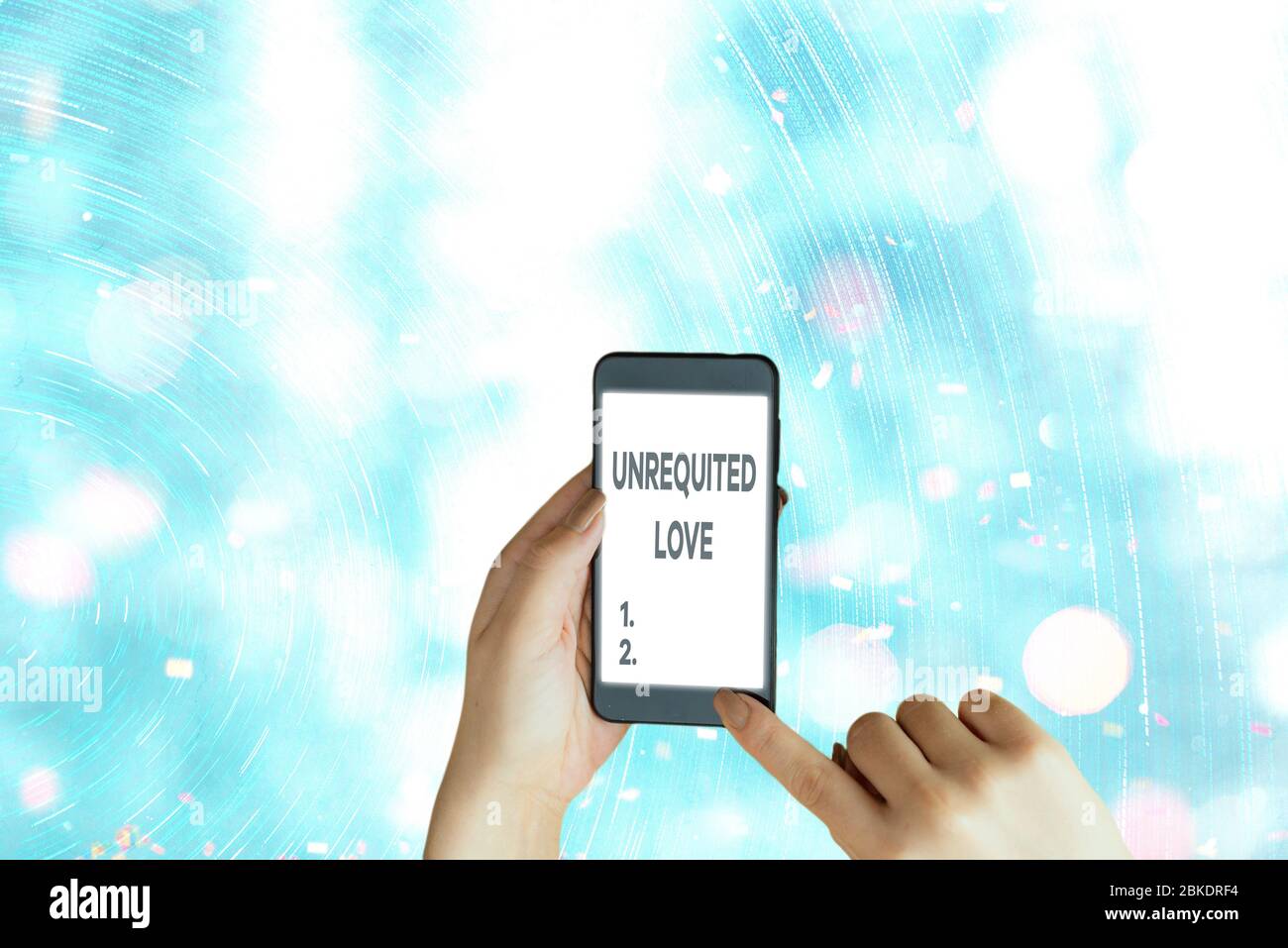 Conceptual hand writing showing Unrequited Love. Concept meaning not ...