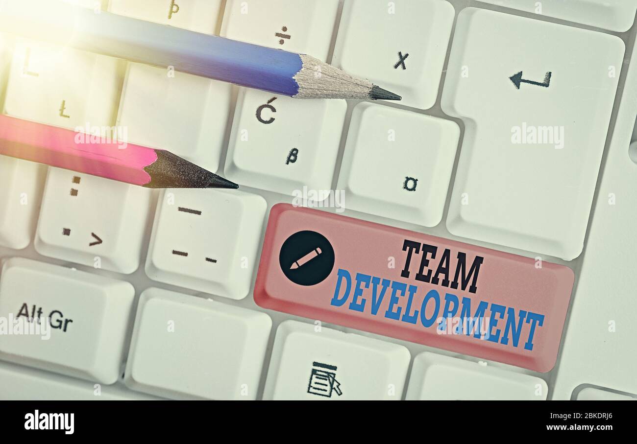 Handwriting text writing Team Development. Conceptual photo learn why ...