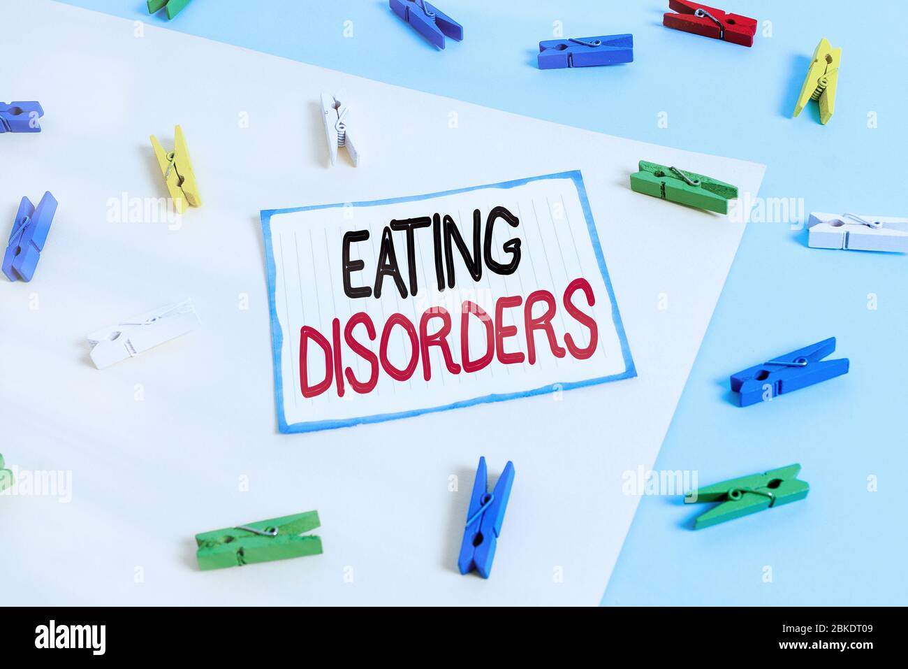 Conceptual hand writing showing Eating Disorders. Concept meaning any ...