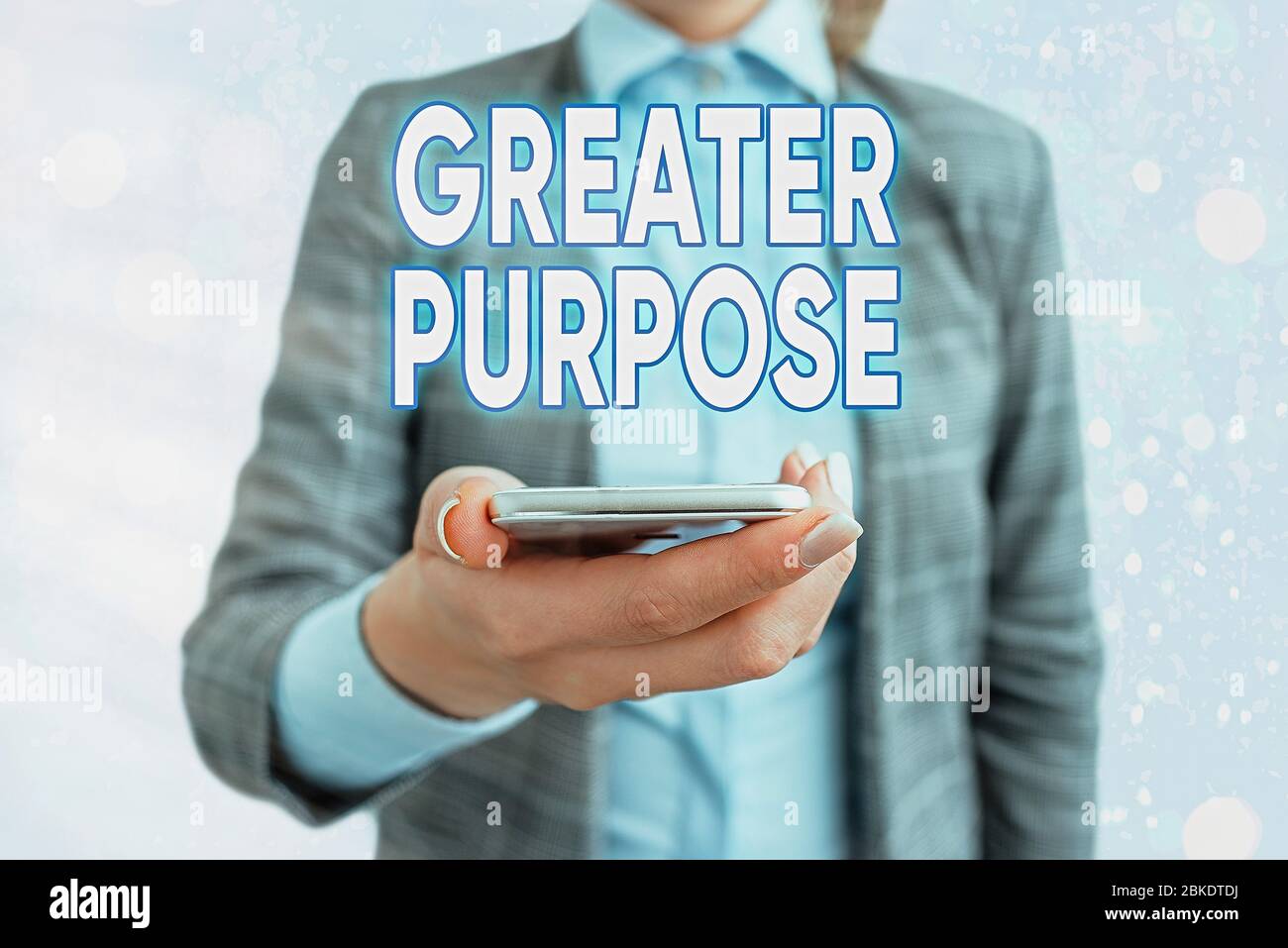 Conceptual hand writing showing Greater Purpose. Concept meaning Extend ...