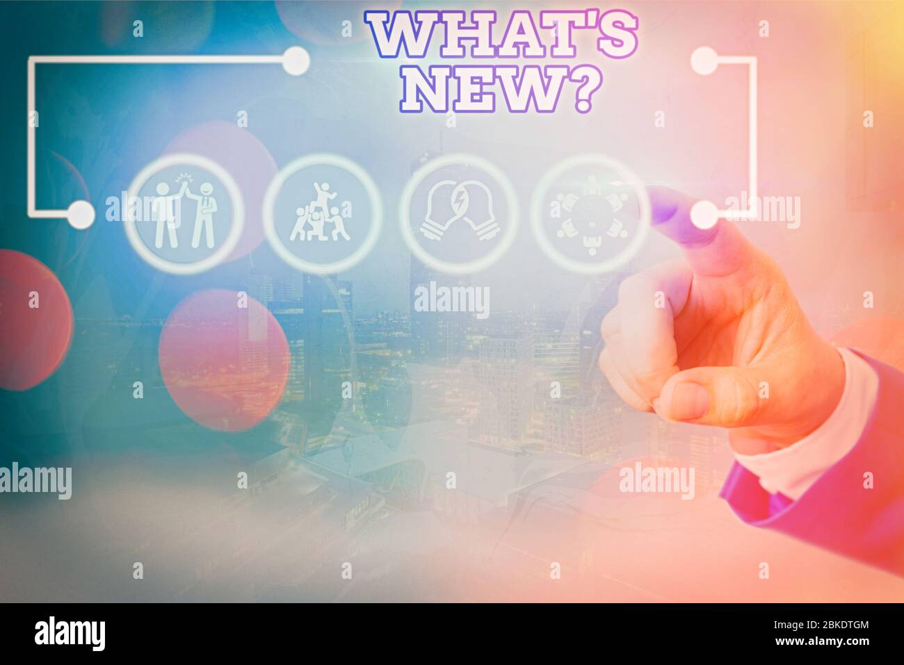 Handwriting text writing What S New Question. Conceptual photo Asking ...