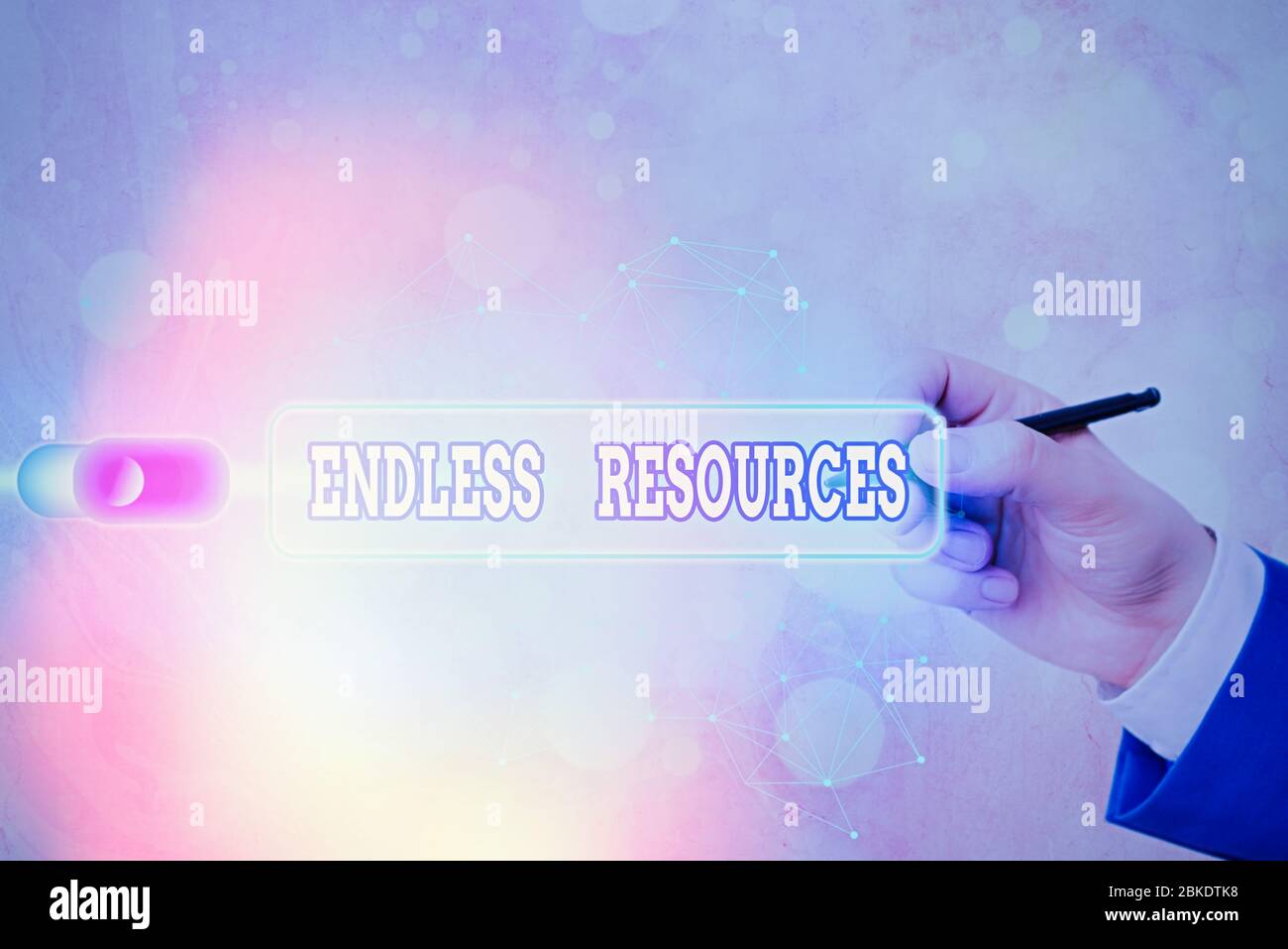 Text sign showing Endless Resources. Business photo text Unlimited ...