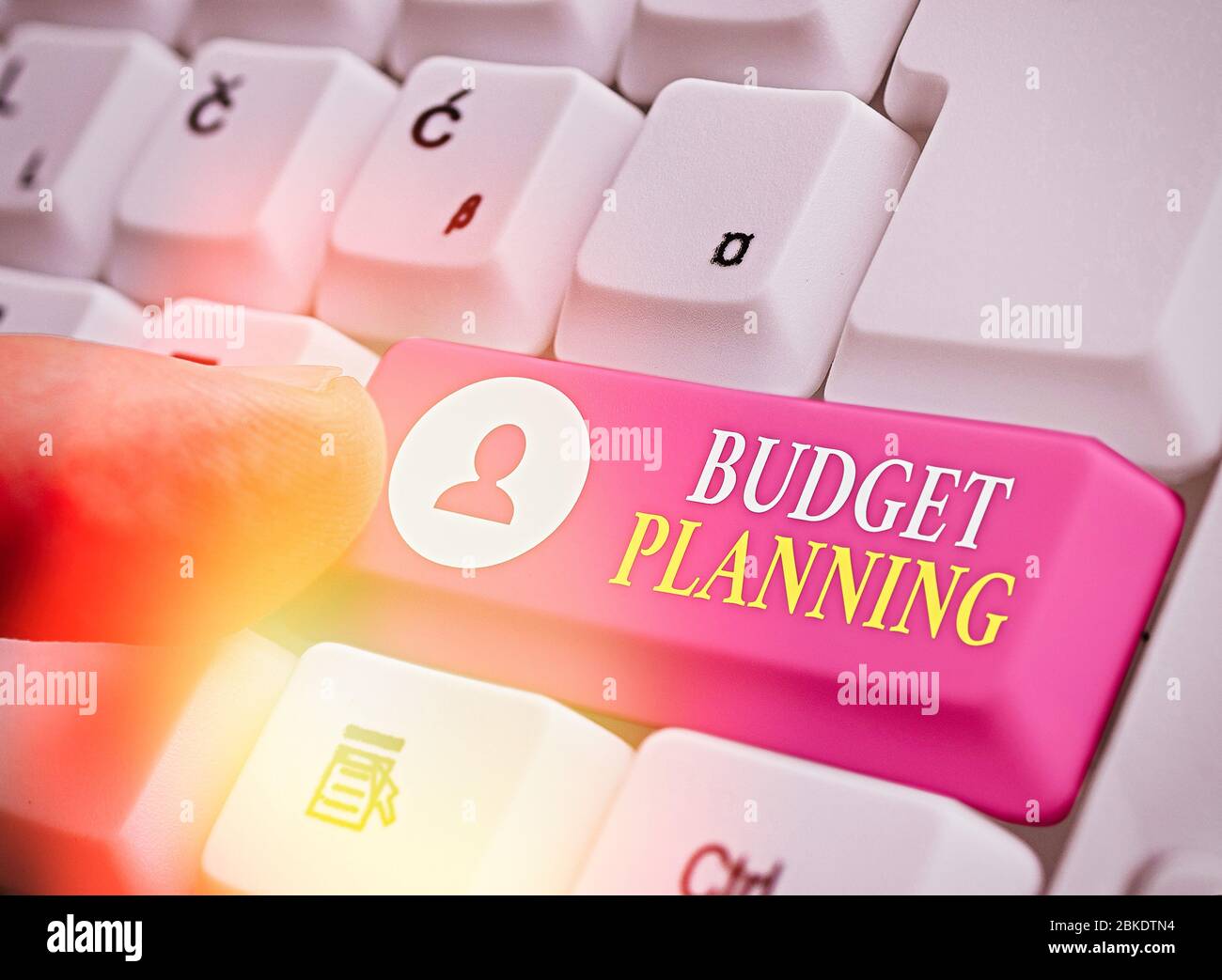 Writing note showing Budget Planning. Business concept for The written ...