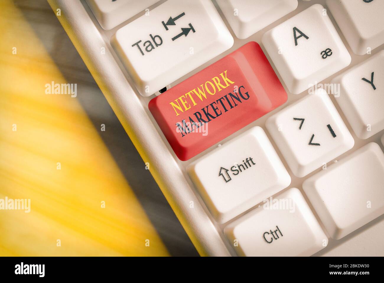 Text sign showing Network Marketing. Business photo text Pyramid ...