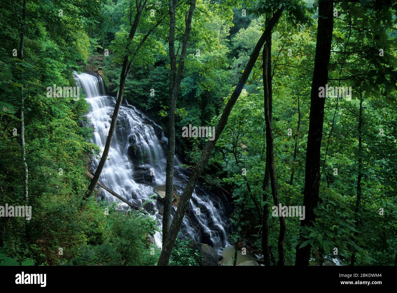 Issaqueena Falls, Stumphouse Tunnel Park, South Carolina Stock Photo ...