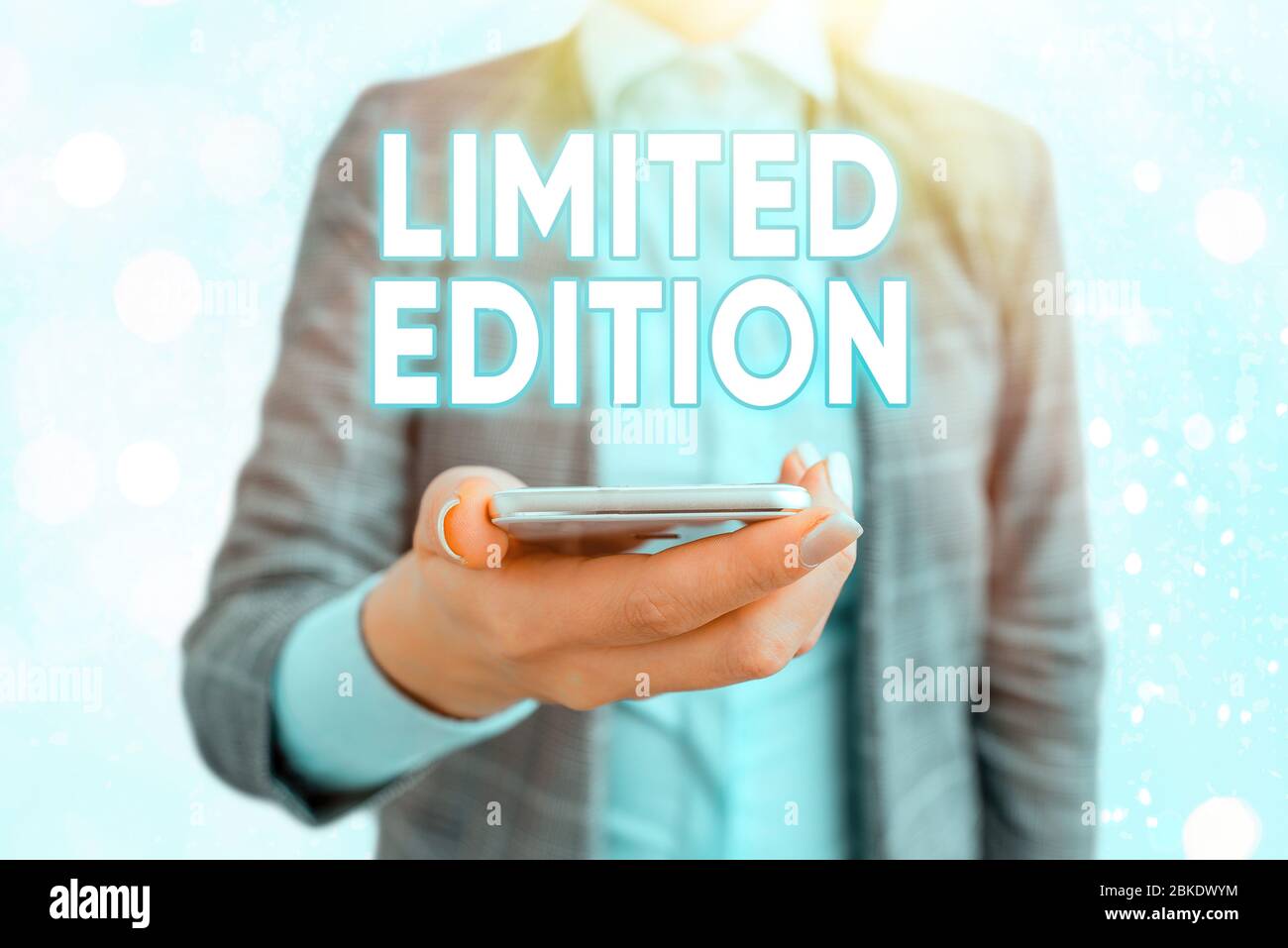 Conceptual hand writing showing Limited Edition. Concept meaning Work ...