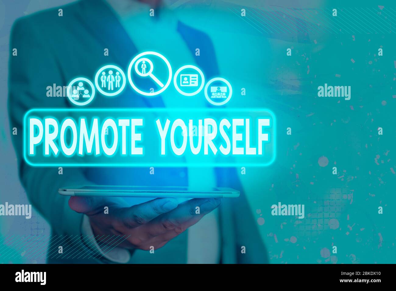 Handwriting text Promote Yourself. Conceptual photo market and ...