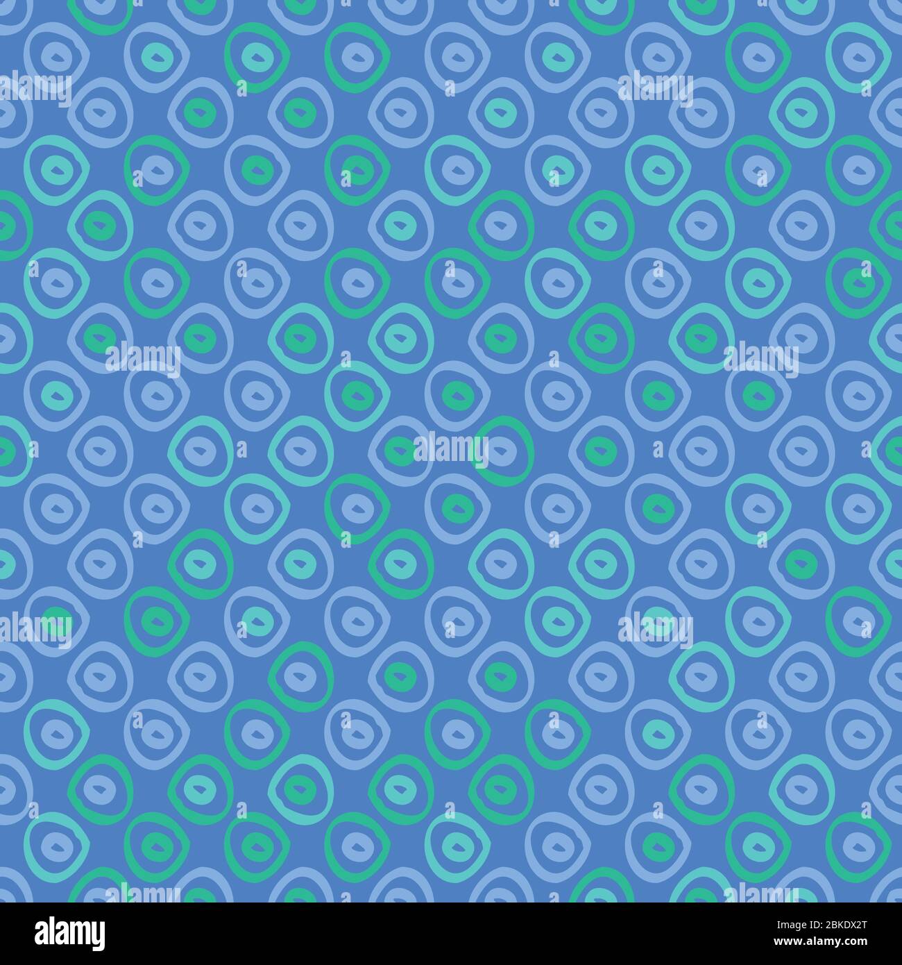 purple and green spots on a blue background seamless vector pattern ...