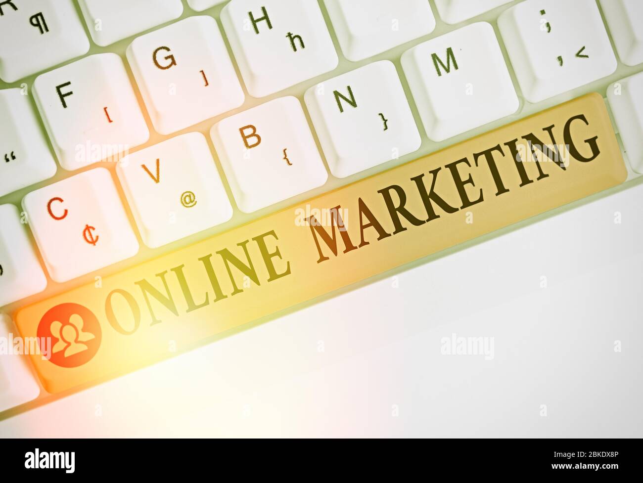 Word writing text Online Marketing. Business photo showcasing form ...