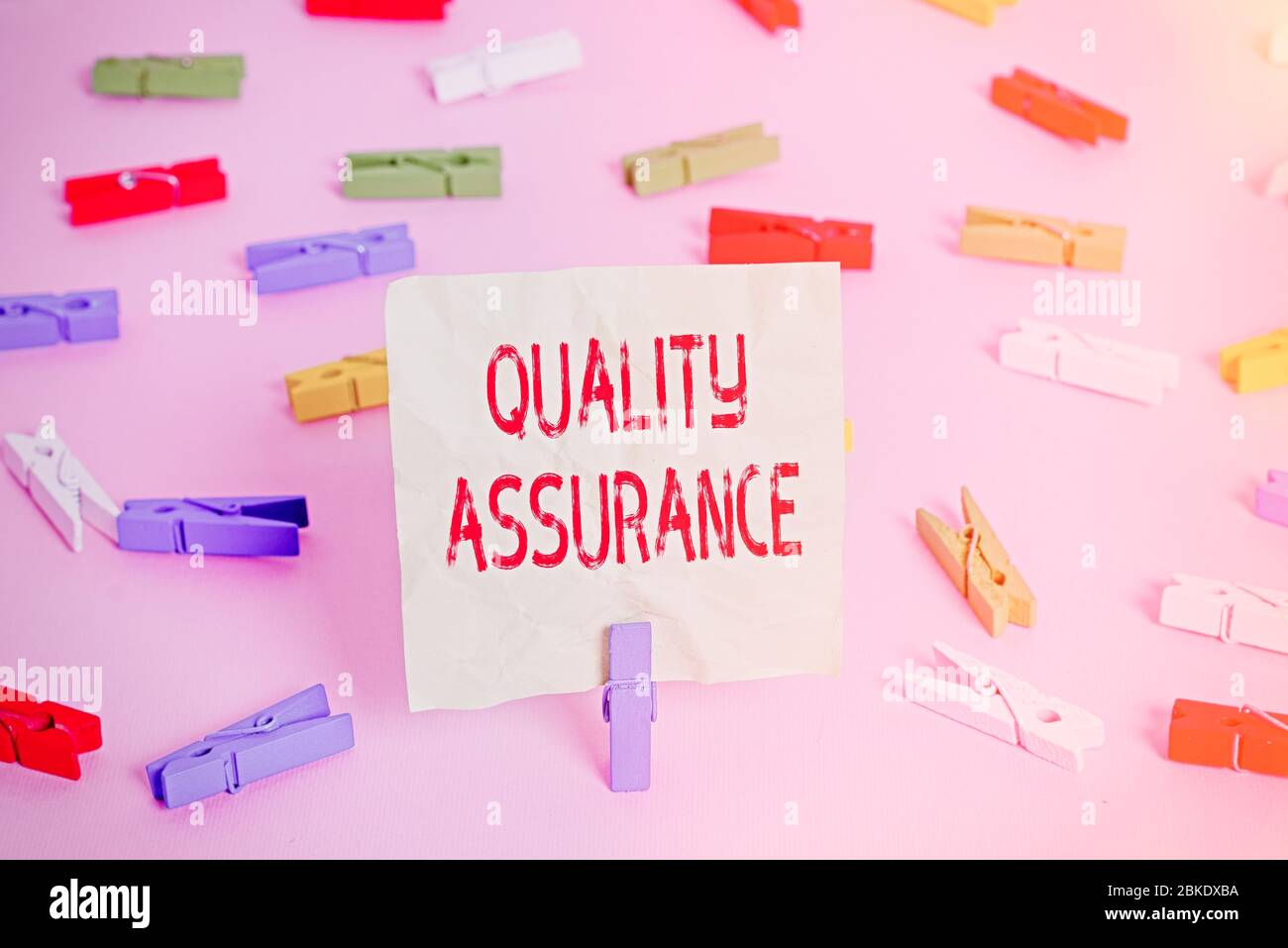 Conceptual hand writing showing Quality Assurance. Concept meaning ...