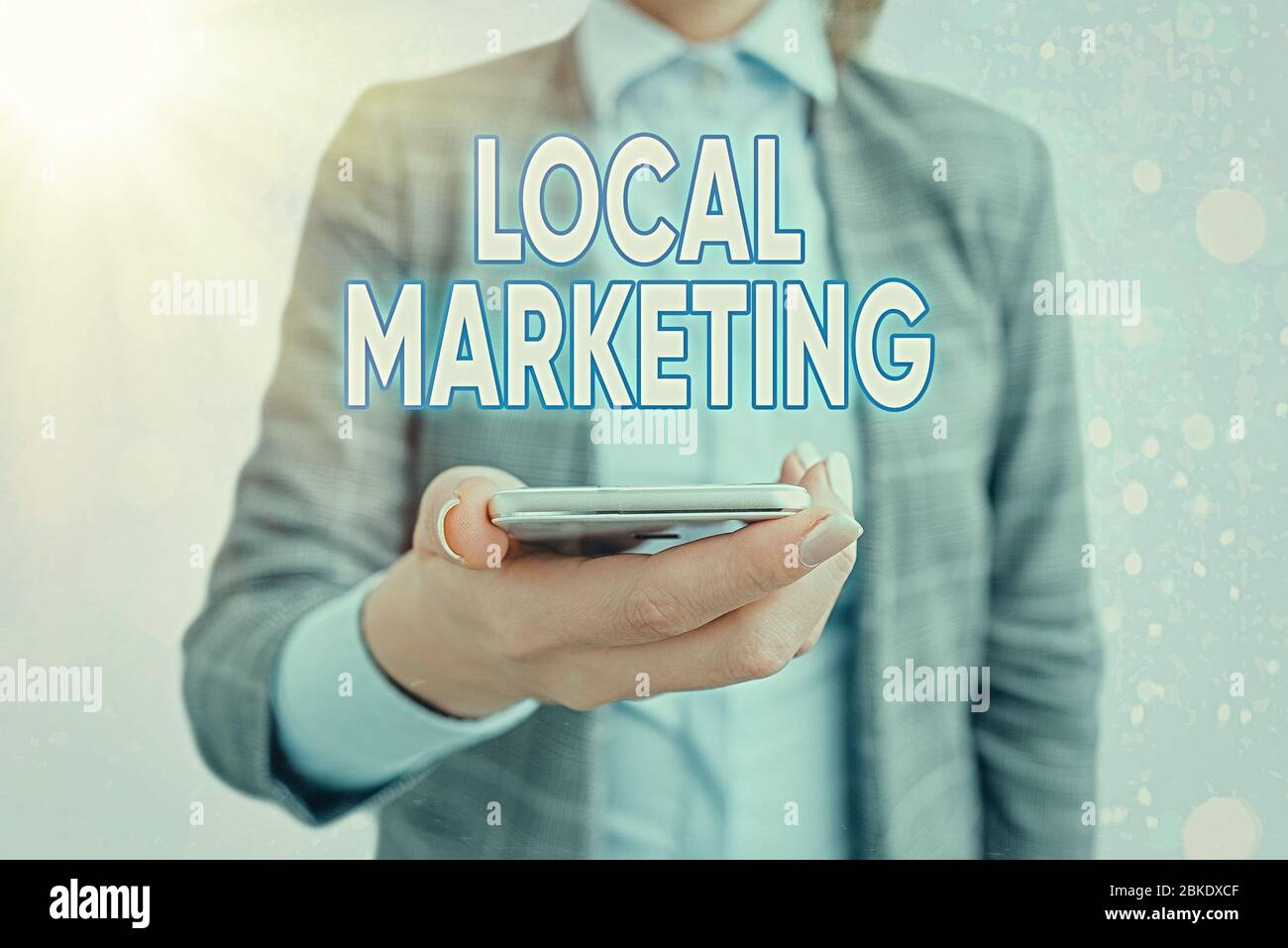 Conceptual hand writing showing Local Marketing. Concept meaning A ...