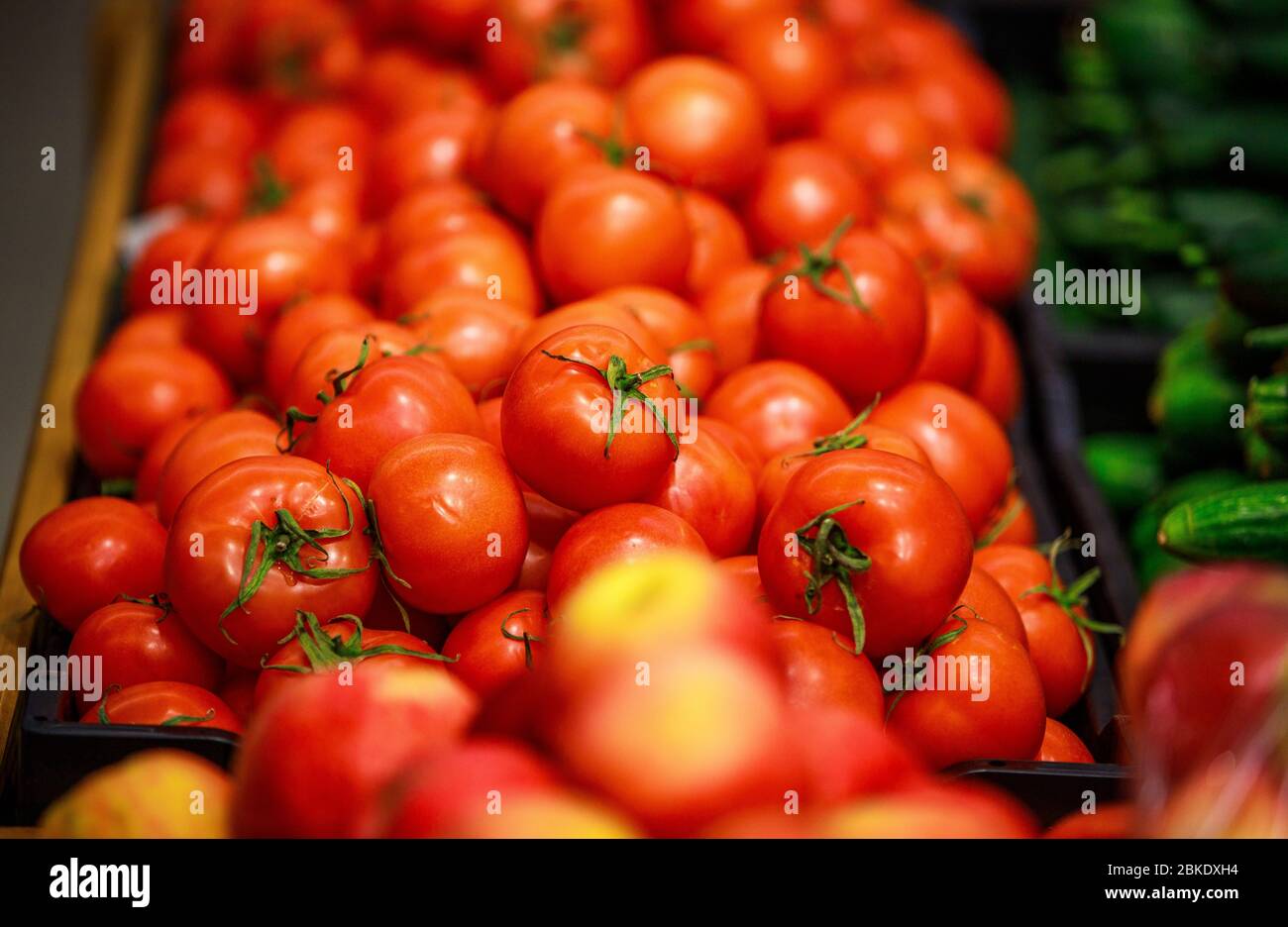 The vegetables tomatoes the store Stock Photo - Alamy