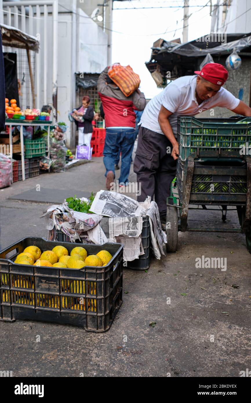 Fruit Stall Barrow Vegetables High Resolution Stock Photography and ...