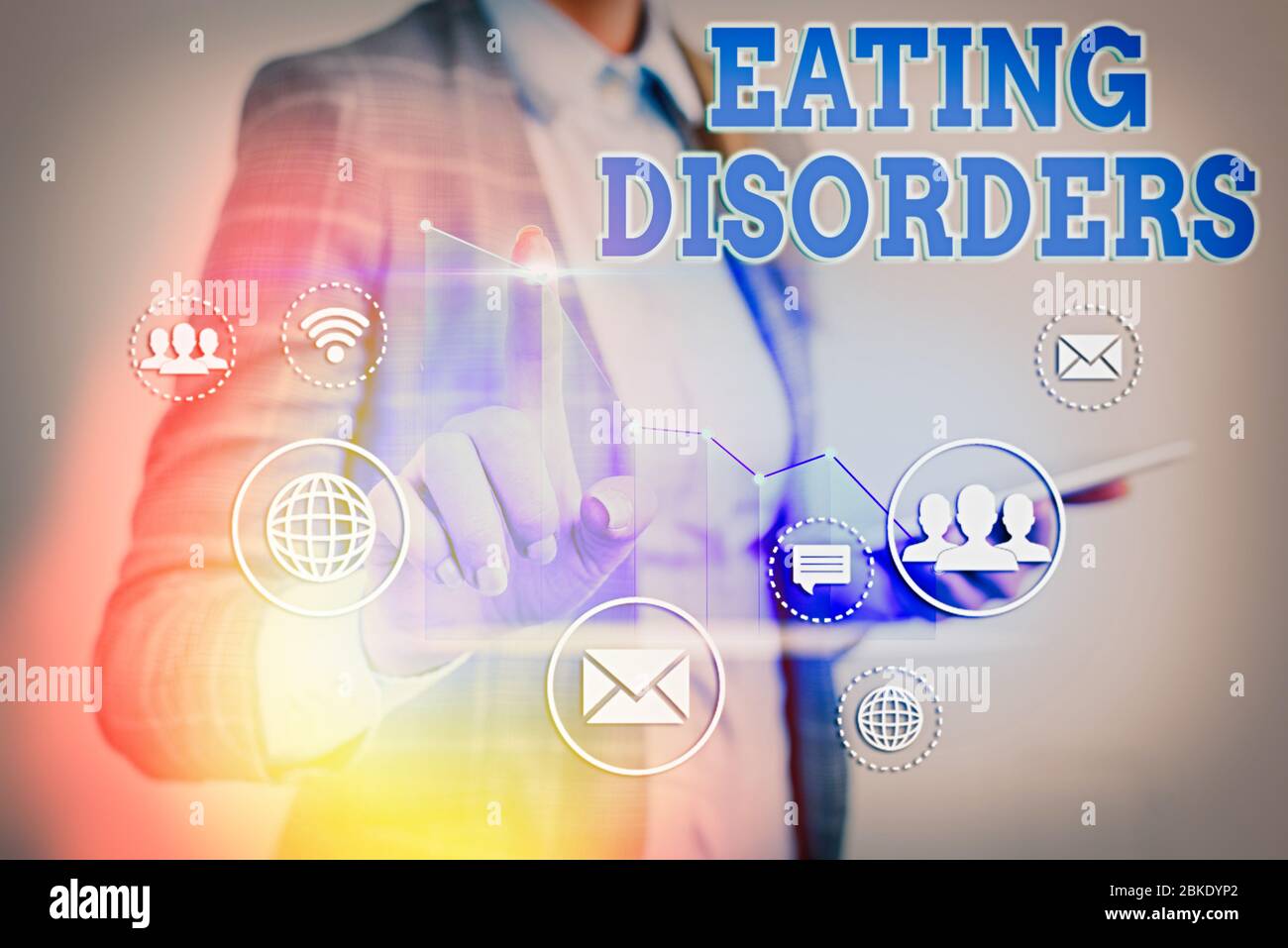 Handwriting text writing Eating Disorders. Conceptual photo any of a ...