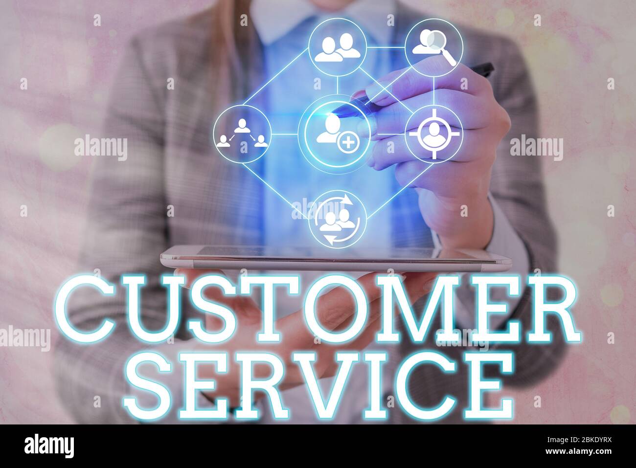 Handwriting Text Writing Customer Service Conceptual Photo Process Of