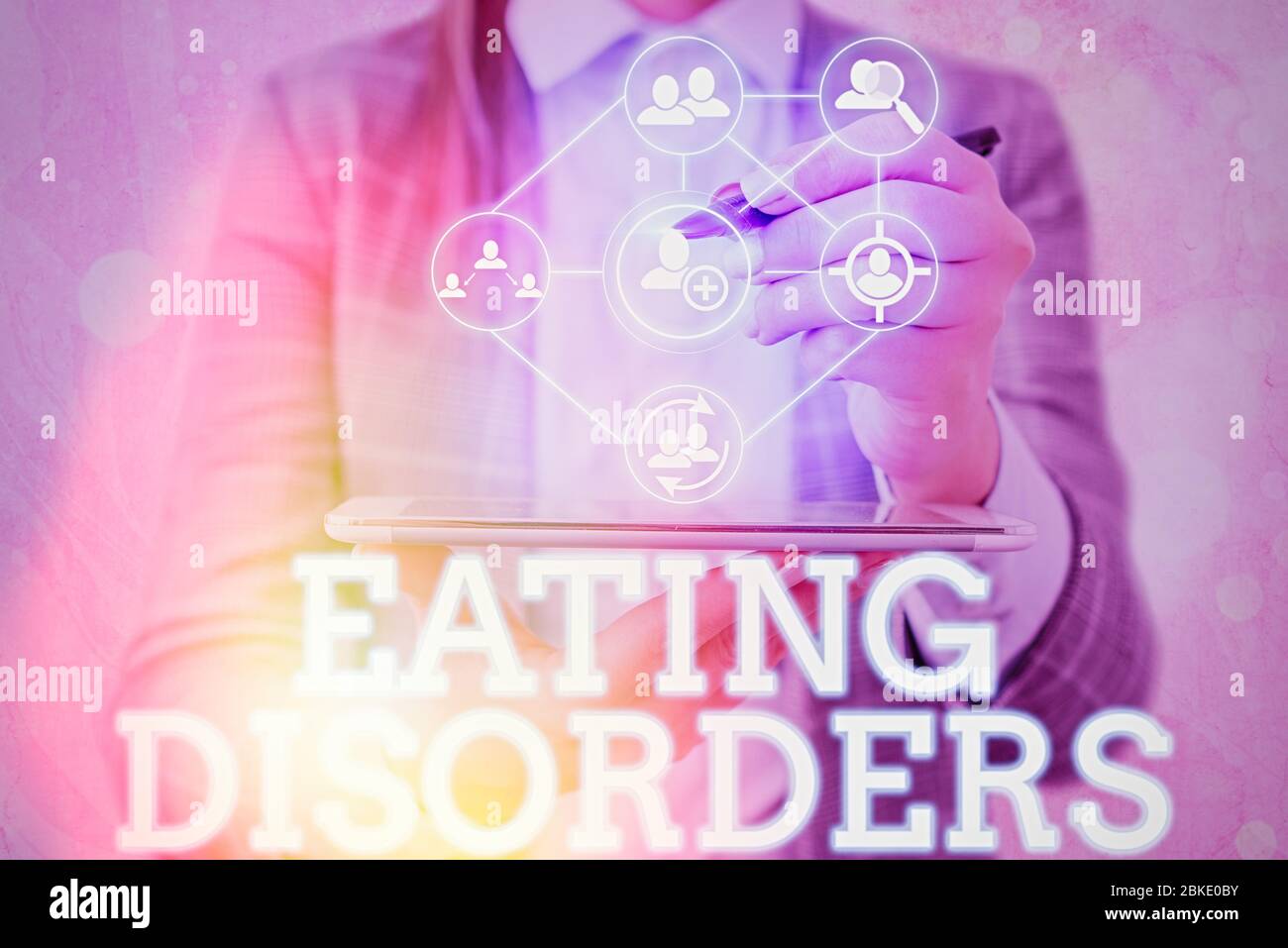 Handwriting text writing Eating Disorders. Conceptual photo any of a ...