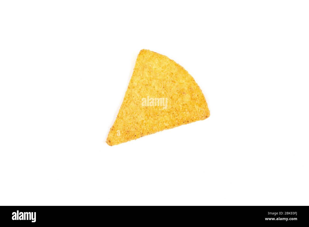 Spicy nachos chips isolated on white background Stock Photo - Alamy