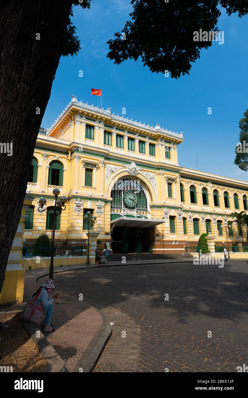 Old Saigon Central Post Office, Ho Chi Minh, Vietnam Stock Photo - Alamy