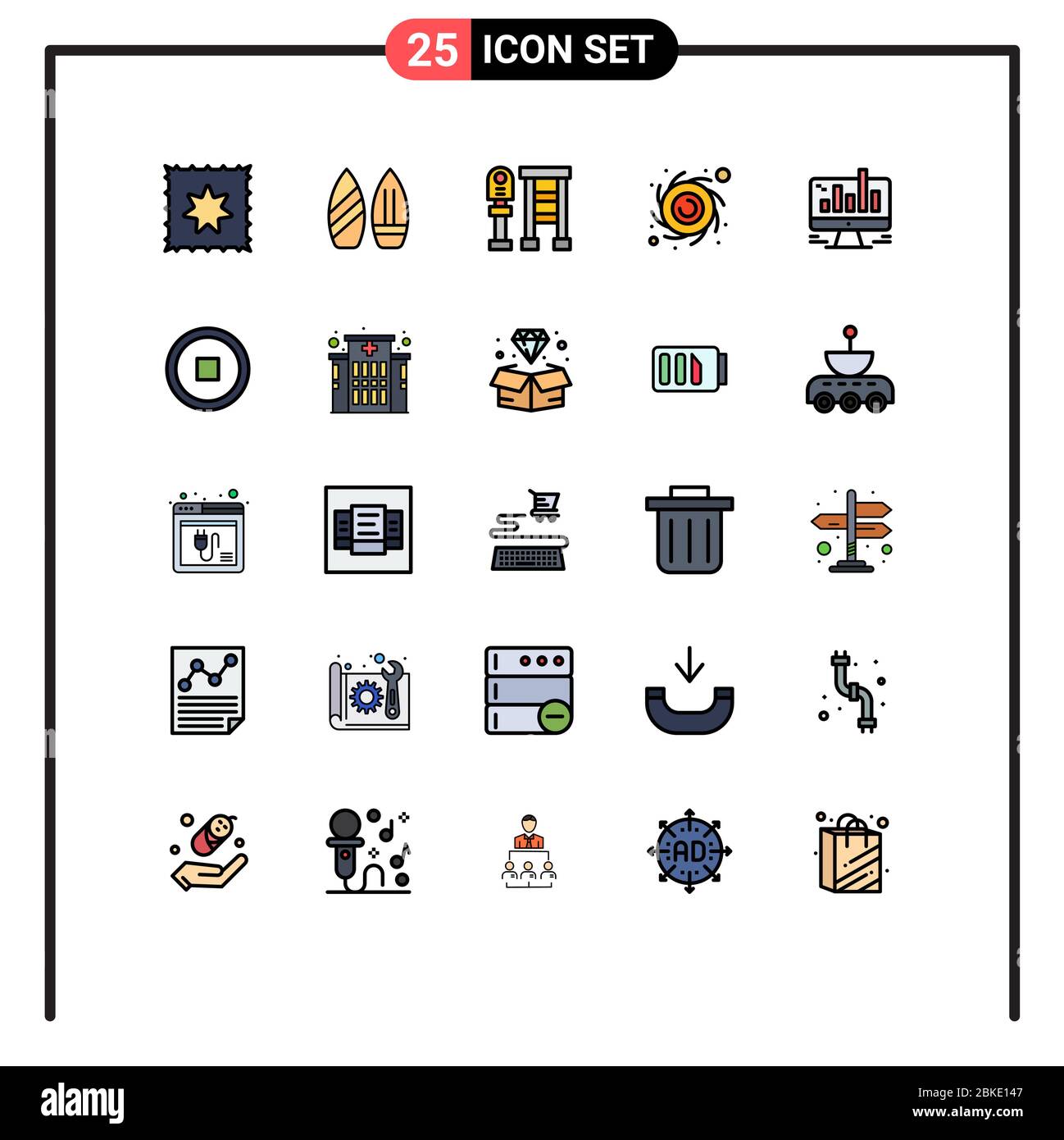 Hospital computer station Cut Out Stock Images & Pictures - Alamy