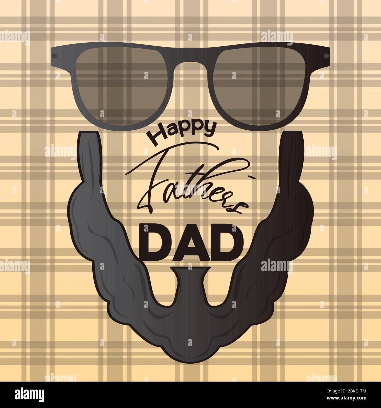 Father with beard Stock Vector Images - Alamy