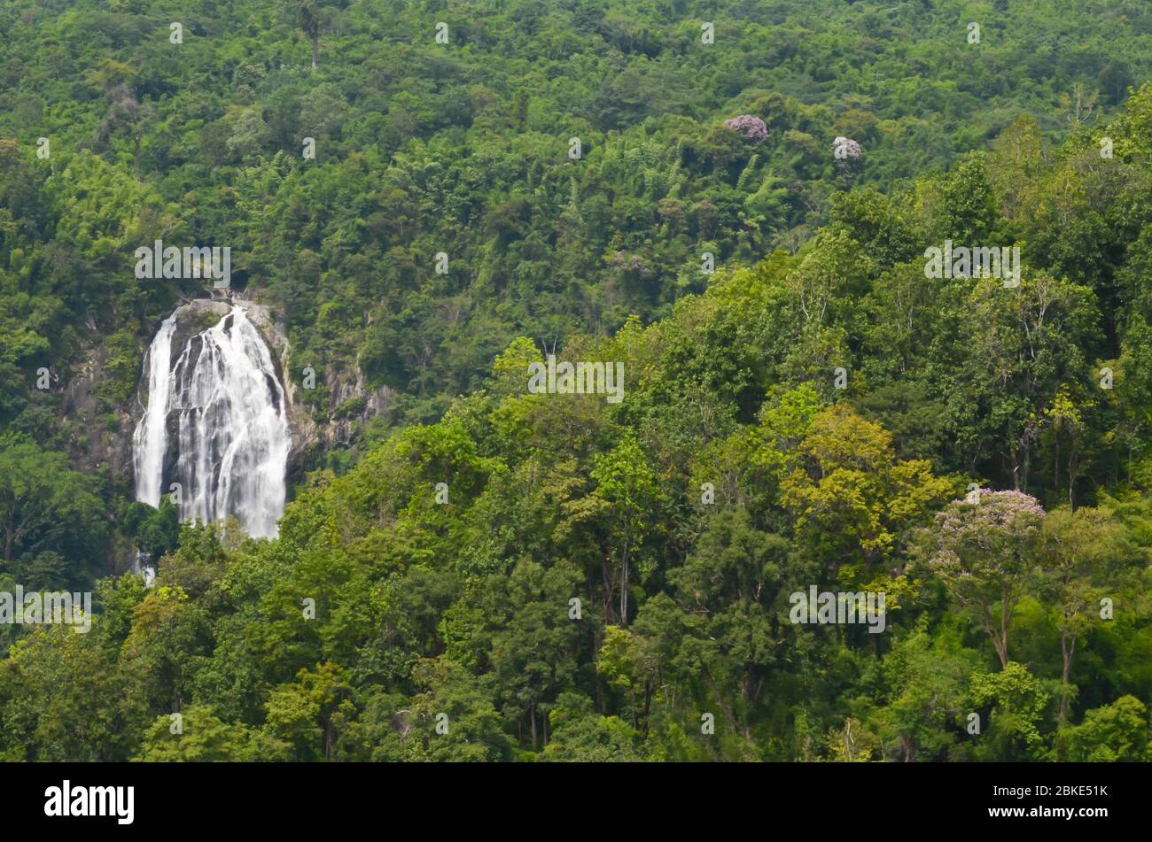 Klong lan Waterfall is big waterfall in thailand ,province Kampang phed ...