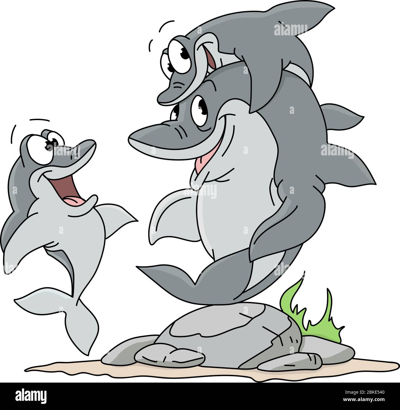 Cartoon Dolphin High Resolution Stock Photography and Images - Alamy