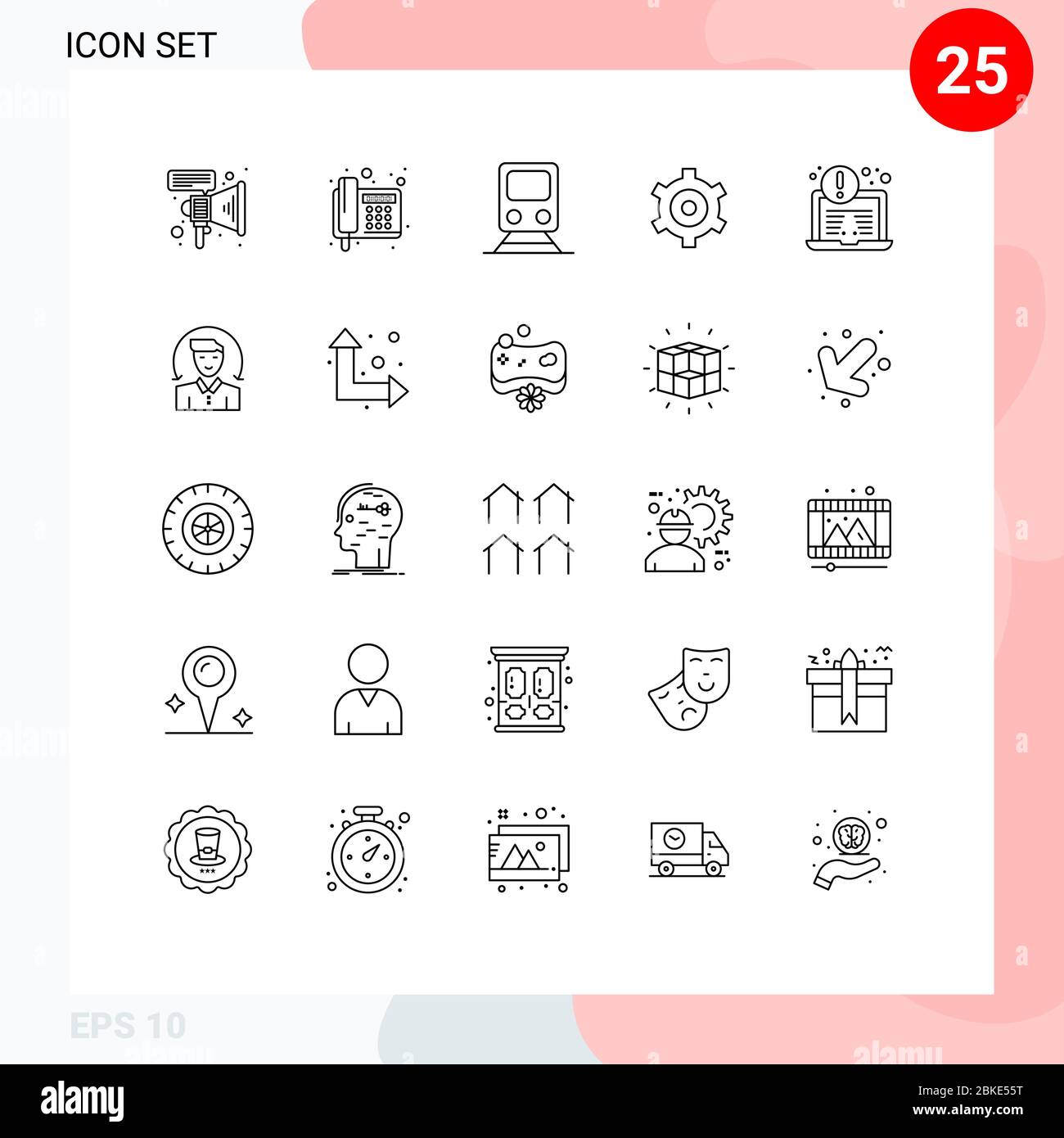 Railway telephone box Stock Vector Images - Alamy