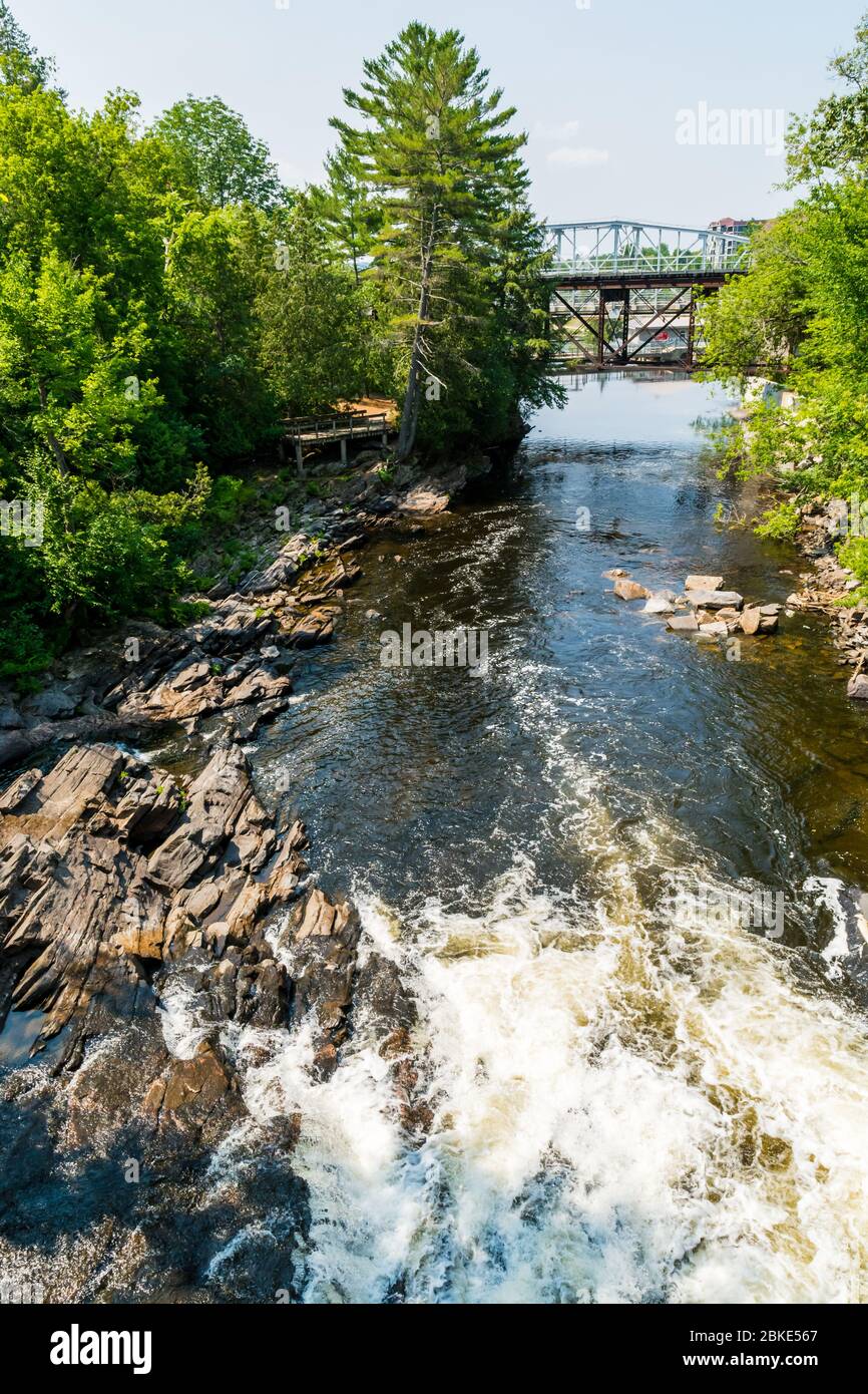 Bracebridge waterfalls in ontario hi-res stock photography and images ...