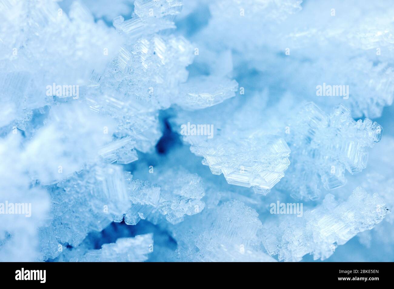 ice crystals details - close up Stock Photo - Alamy