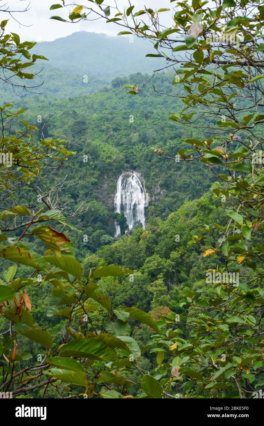Klong lan Waterfall is big waterfall in thailand ,province Kampang phed ...