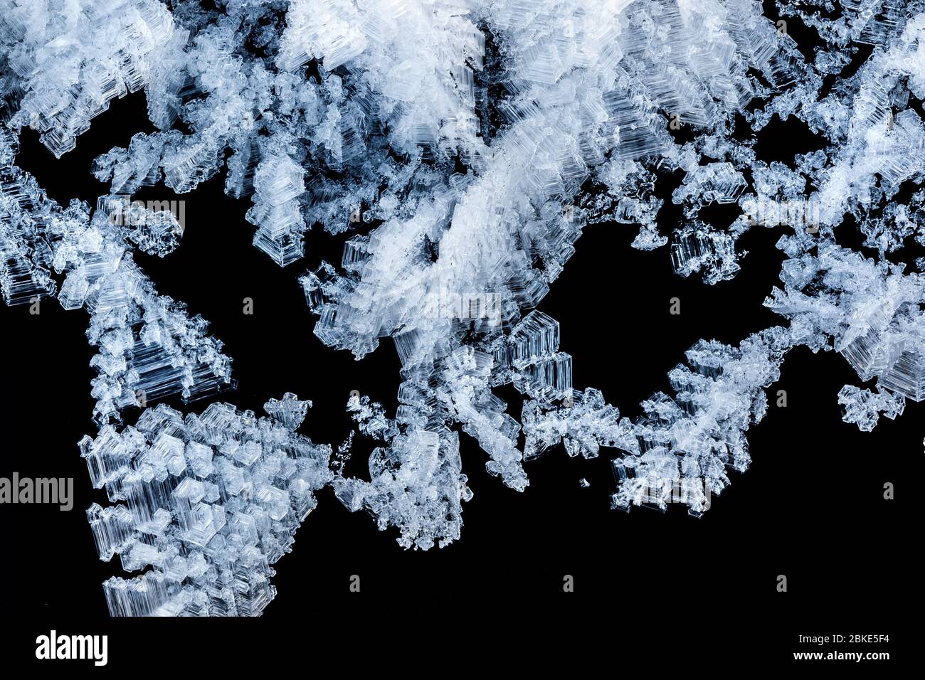 ice crystals details - close up Stock Photo - Alamy