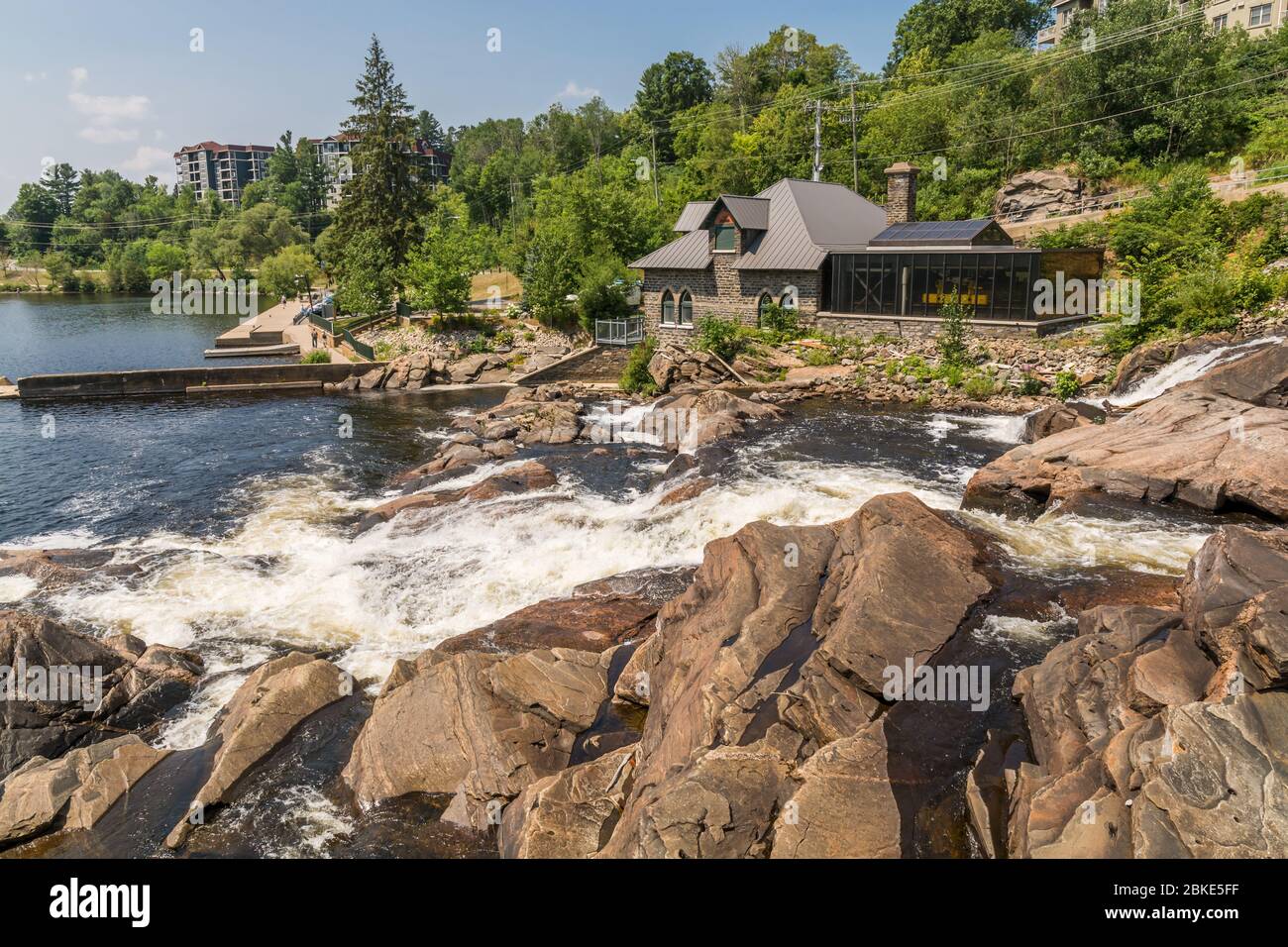 Bracebridge waterfalls in ontario hi-res stock photography and images ...