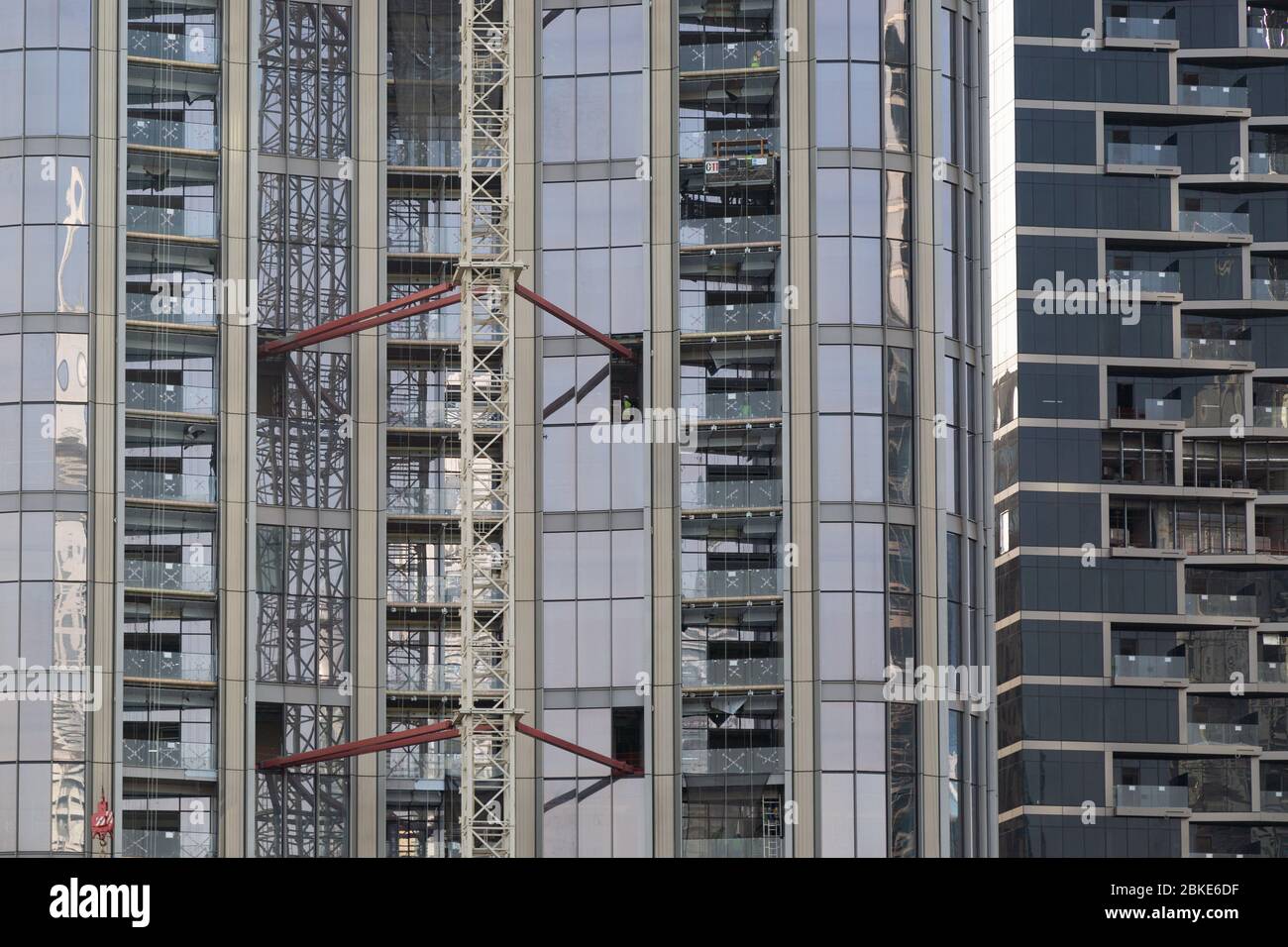 Glass and metal texture, big city concept. City architecture Stock ...