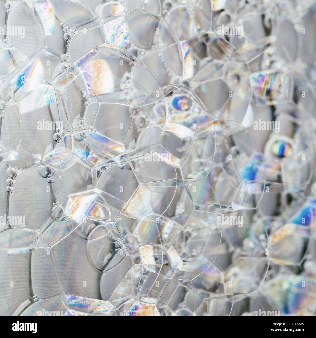 geometric shapes with bubbles - close up Stock Photo - Alamy