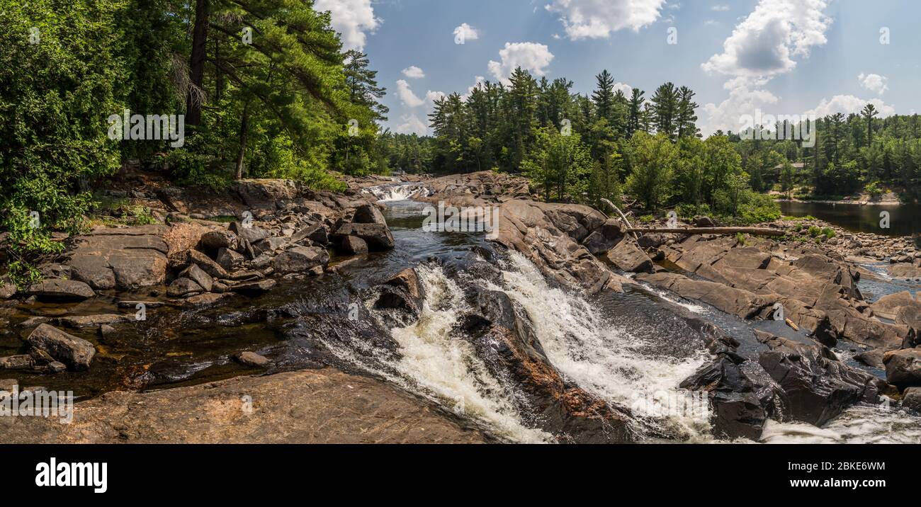 Scenic Waterfalls in summer Stock Photo - Alamy
