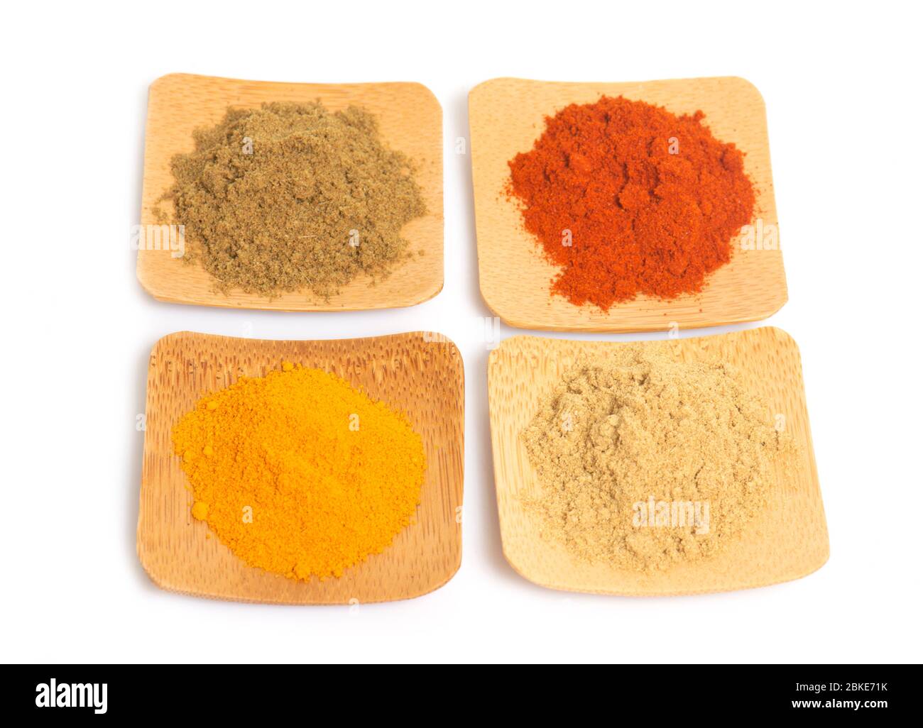 group of spice in front of white background Stock Photo - Alamy
