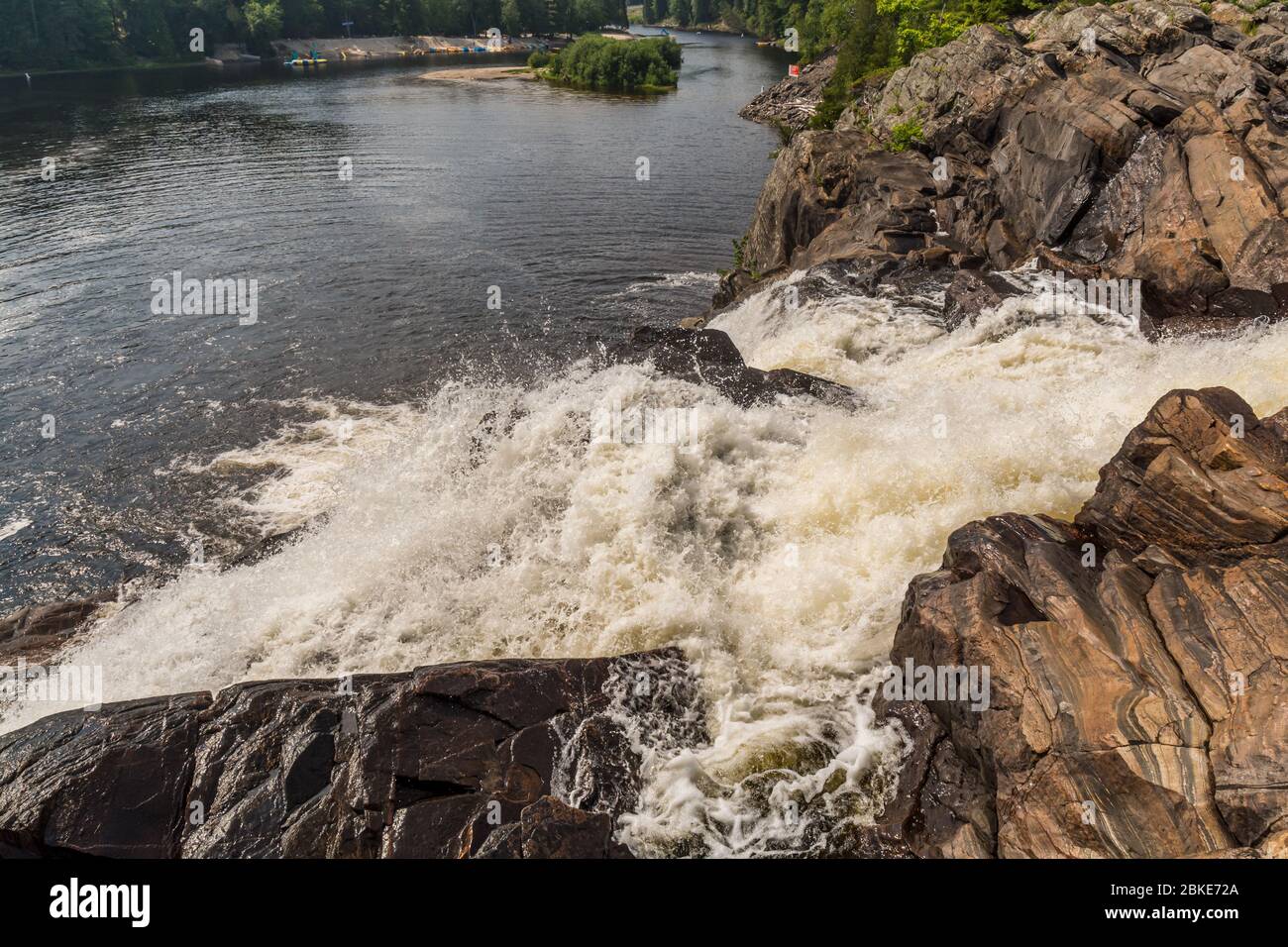 Scenic Waterfalls in summer Stock Photo - Alamy
