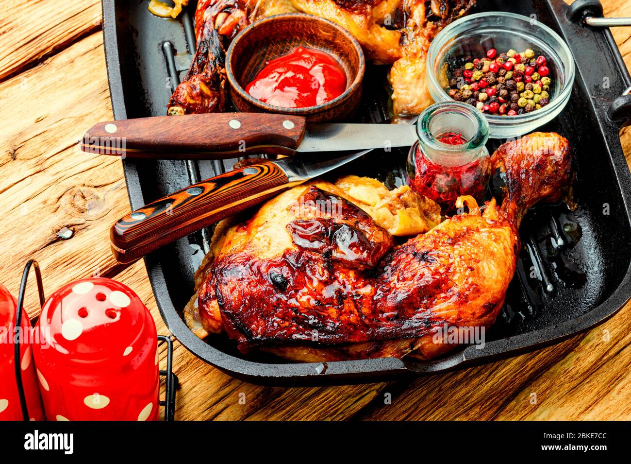 Frying chicken in rural hi-res stock photography and images - Alamy