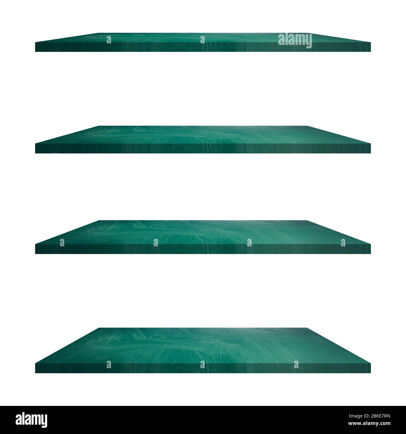 Shelf green wood texture Cut Out Stock Images & Pictures - Alamy