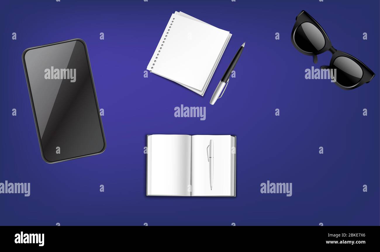 Smart workspace Stock Vector Images - Alamy