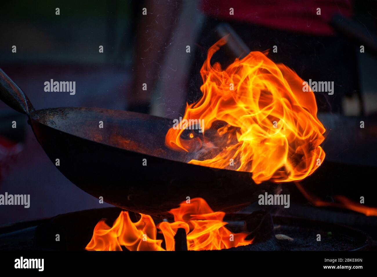 Cooking on gas stove street hi-res stock photography and images - Alamy