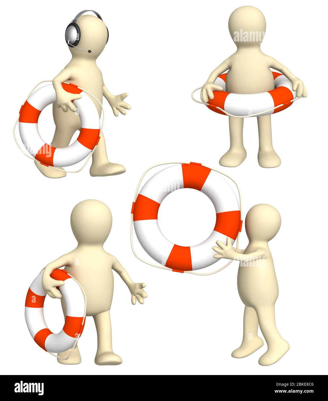 Cartoon lifesaver hi-res stock photography and images - Alamy