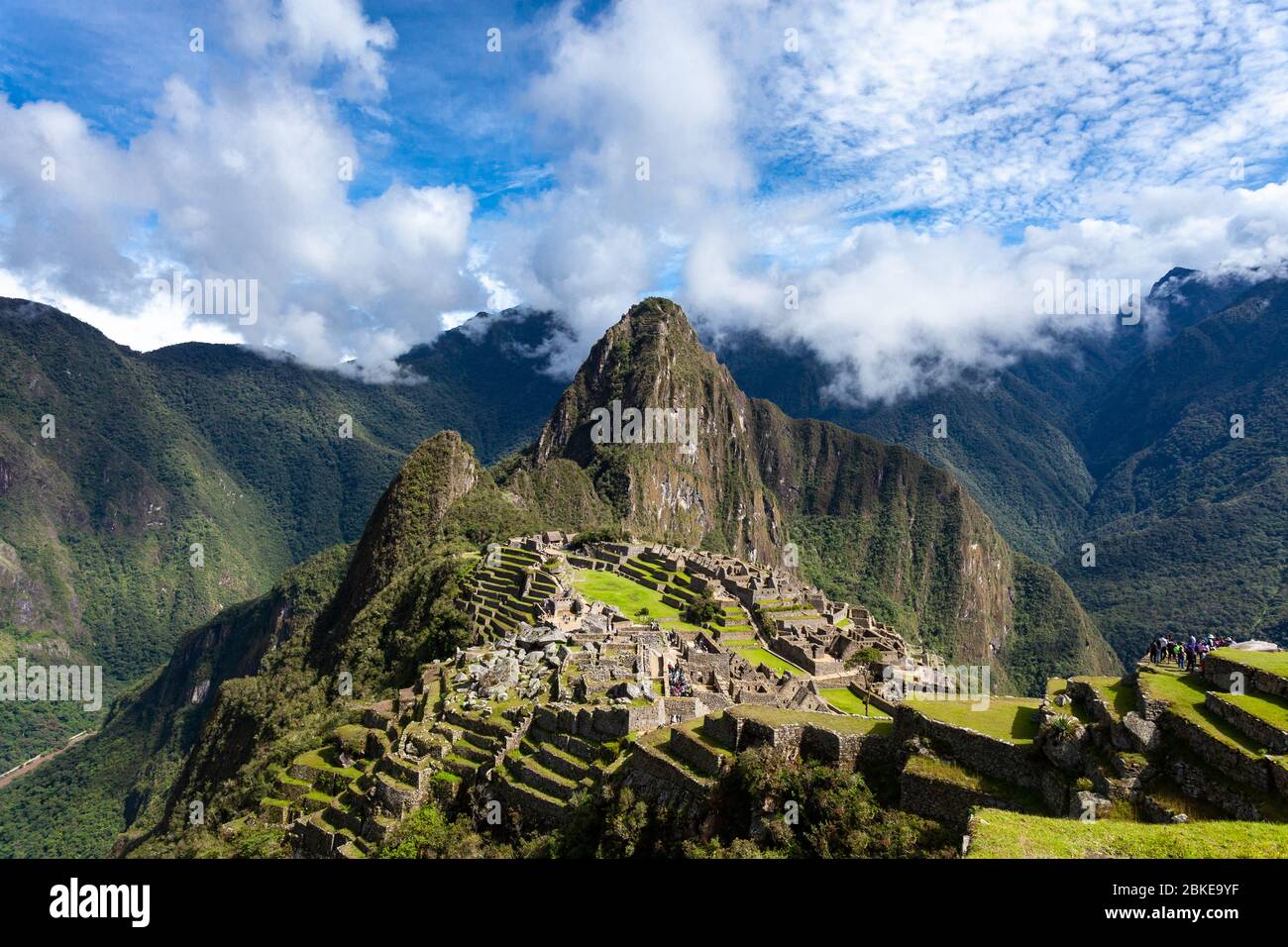View of the Inca city Machu Picchu. 2019-11-28 Peru Stock Photo - Alamy
